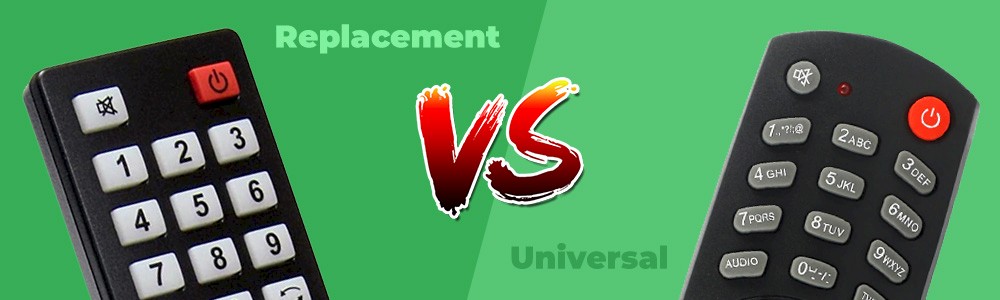 Replacement and Universal Remotes Compared - Remote Controls Shop